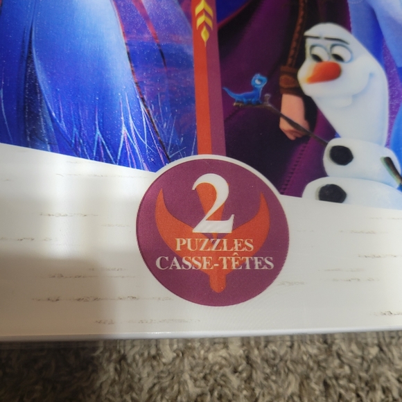 Disney | Toys | Frozen Ii 50 Piece 3d Prime Puzzles Set Of 2 Disney ...